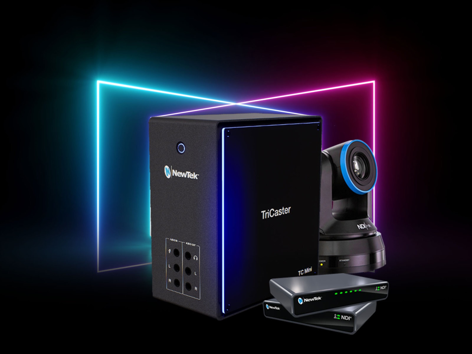 Investment in Livestream Zukunft: NewTek TriCaster® - Stream Filmproduktion